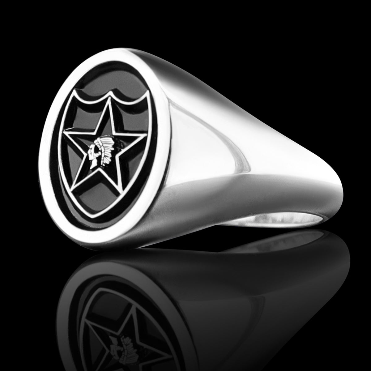 2nd Infantry Div Signet Ring – The Jewelry Republic